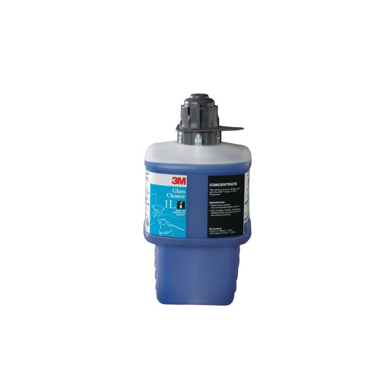3M Glass Cleaner Concentrate 1L, Twist N Fill, 2 Liter - 23357