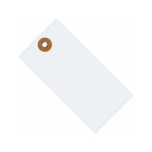 Box Packaging Tyvek Shipping Tag, 2-7/8" x 5-3/4", White, Plain - G13071