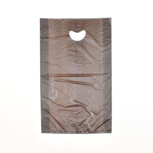 LK Packaging High Density Poly Merch Bag w/Handle, 12"x3"x18", 0.70 mil ...