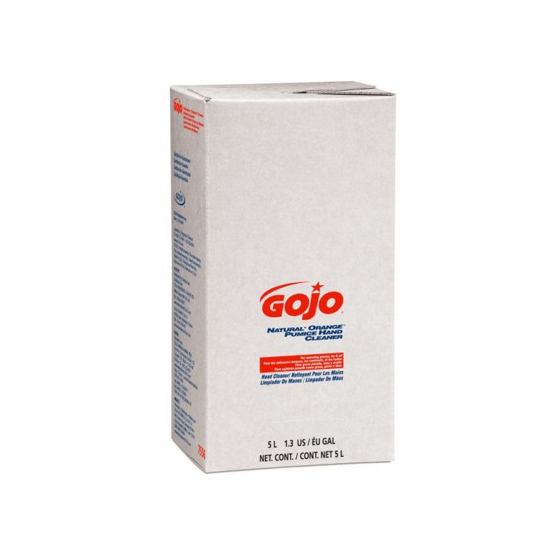 GOJO Natural Orange Pumice Hand Cleaner, 5000mL Bag in Box, Natural ...