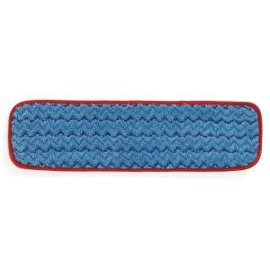 Rubbermaid HYGEN Microfiber Wet Mop Pad, 5x18", Red - FGQ41000RD00