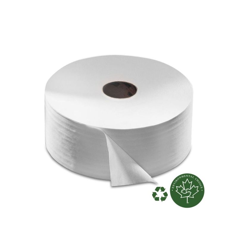 Tork Advanced Jumbo Toilet Paper Roll, 2-Ply, White, 3.55"x1600' - 12021502