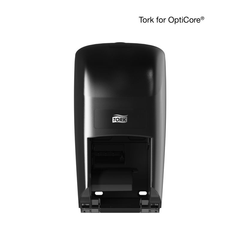 Tork Tork Twin Bath Tissue Roll Dispenser for OptiCore®, Black - 565628