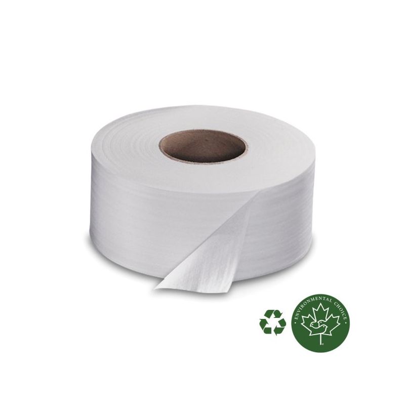 Tork Universal Jumbo Toilet Paper Roll, 2-Ply, White, 3.36"x1000' - TJ0922A
