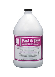 Spartan Fast & Easy Glass & Hard Surface Cleaner, RTU, 1 Gallon, Floral ...
