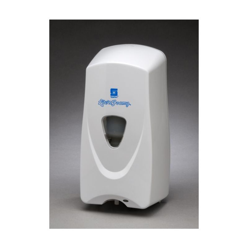 Spartan Lite'n Foamy Manual Hand Soap Dispenser, holds 1000mL, White ...