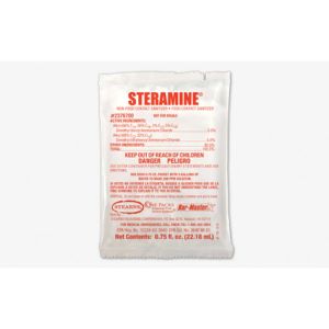Stearns Packaging One Packs Steramine Food Contact Sanitizer, 0.75 oz ...