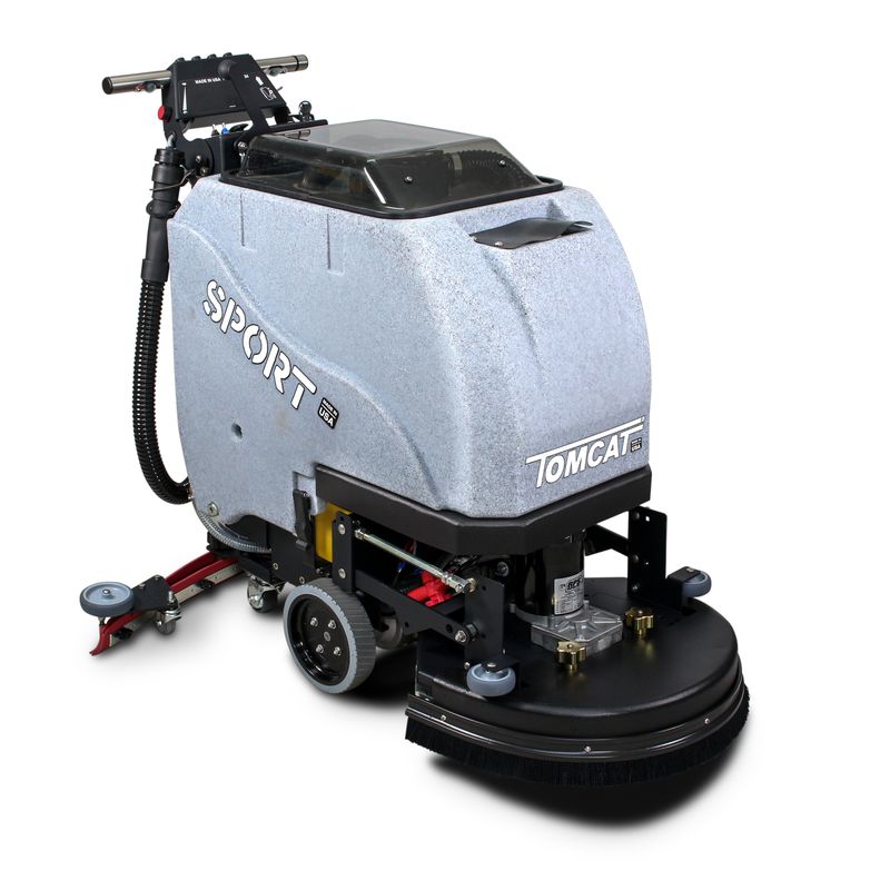 Tomcat SPORT Disk Walk-Behind Automatic Scrubber-Dryer, 17" Cleaning ...