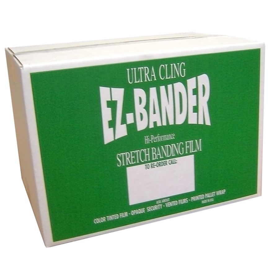 Western Plastics EZ Bander Stretch Banding Film, 90 Gauge, 5" x 1000 ...
