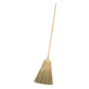 Carlisle Housekeeping Blended Corn Broom, 10", Natural - 4134967