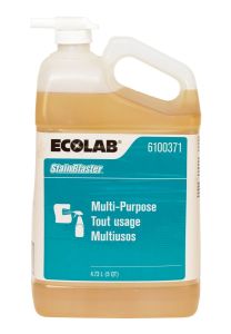 Ecolab Stain Blaster Multi-Purpose Cleaner, RTU, 5 Quart, Citrus - 6100371