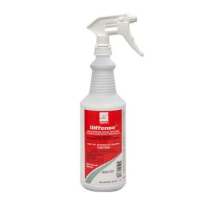 Spartan Diffense Disinfectant Cleaner, RTU, 1 Quart, Clean Floral - 1024-03