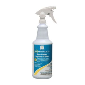 Spartan BioRenewables Glass Cleaner, RTU, 1 Quart, Waterfall - 3239-03