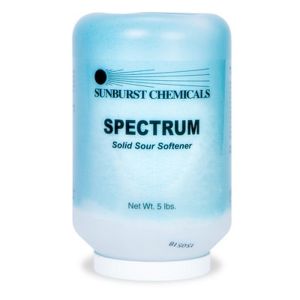 Sunburst Chemical Spectrum Sour Softener, 5 Lb Solid - 7875S2H