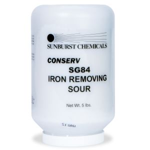 Sunburst Chemical Conserv SG84 Iron Removing Sour, 5 Lb Solid - 7945S2